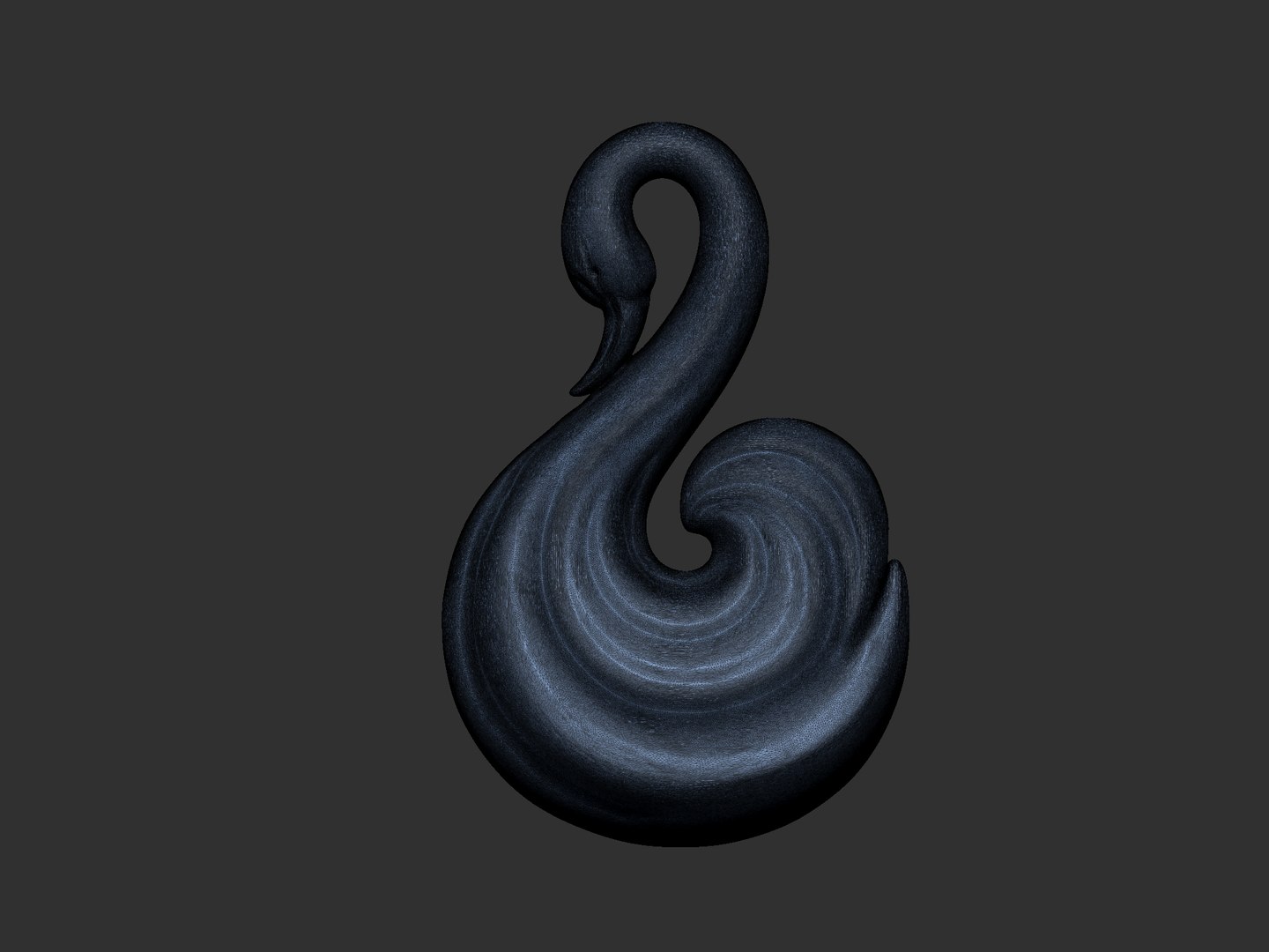 Swan pendant model - TurboSquid 2166787