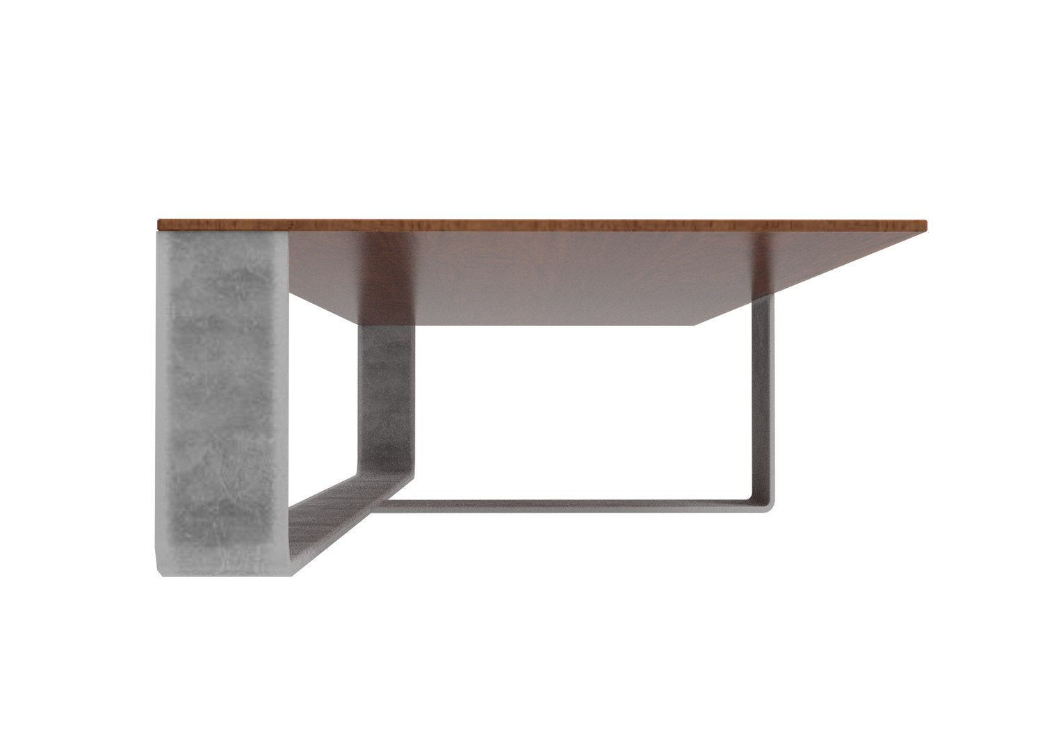 3D Rectangle Table Model - TurboSquid 2139835