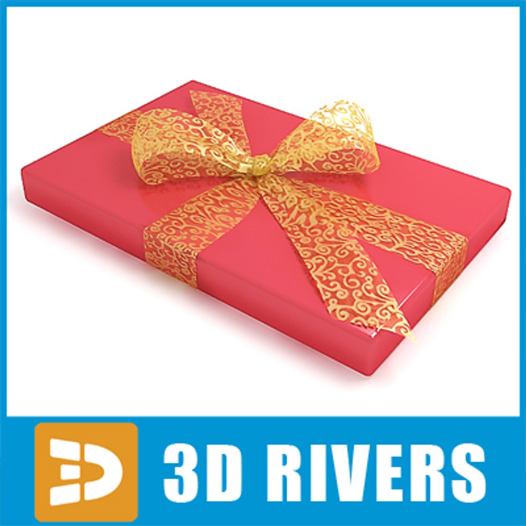 3d model gift wrap