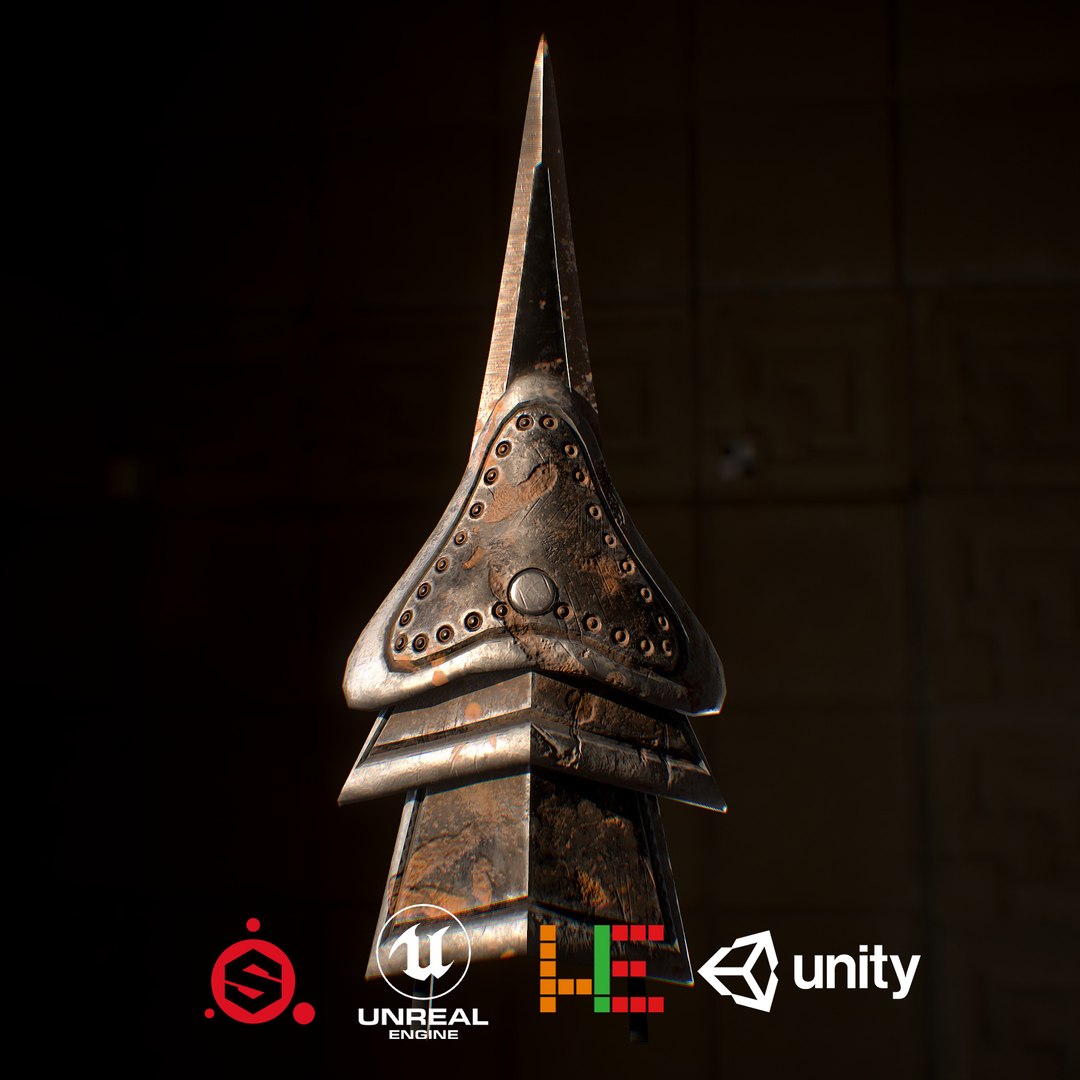 3D Ue4 Unity Metallic - TurboSquid 1312932