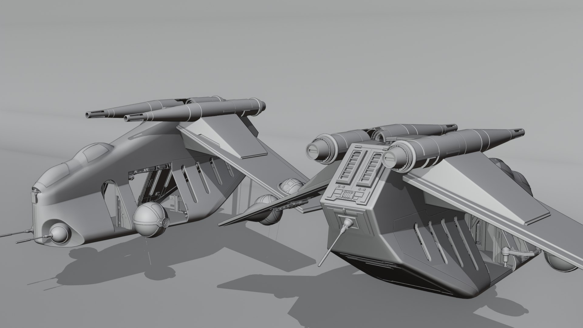 3D Star Wars - LAAT Low-poly 3D Model - TurboSquid 2135828