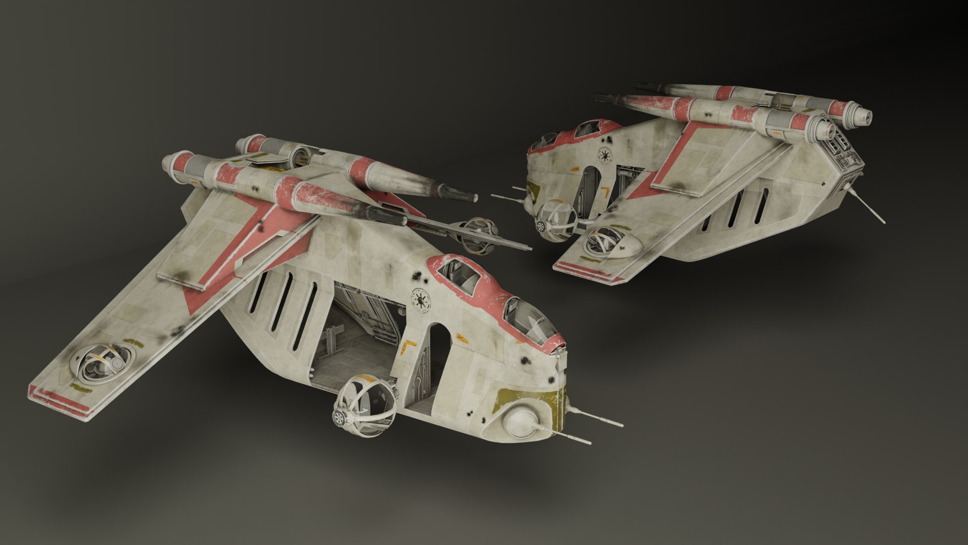 3D Star Wars - LAAT Low-poly 3D Model - TurboSquid 2135828