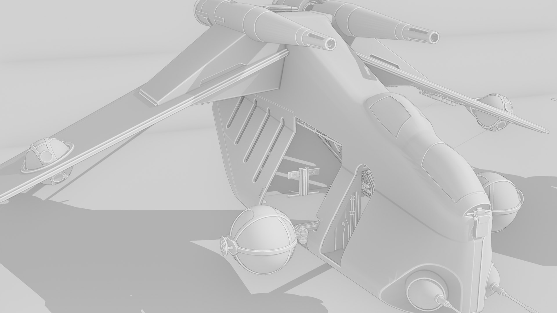 3D Star Wars - LAAT Low-poly 3D Model - TurboSquid 2135828