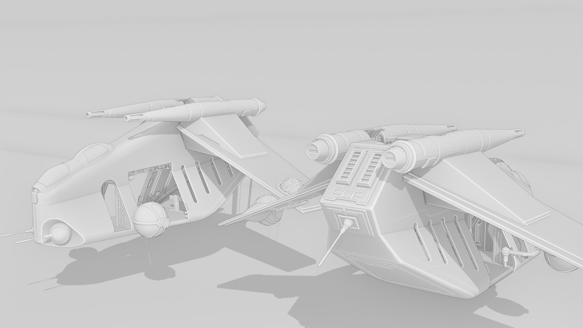 3D Star Wars - LAAT Low-poly 3D Model - TurboSquid 2135828