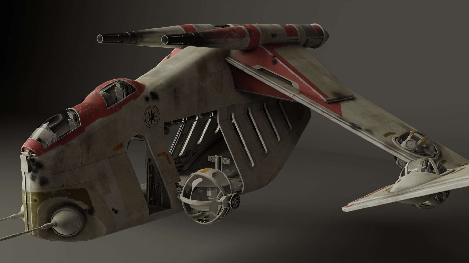 3D Star Wars - LAAT Low-poly 3D Model - TurboSquid 2135828