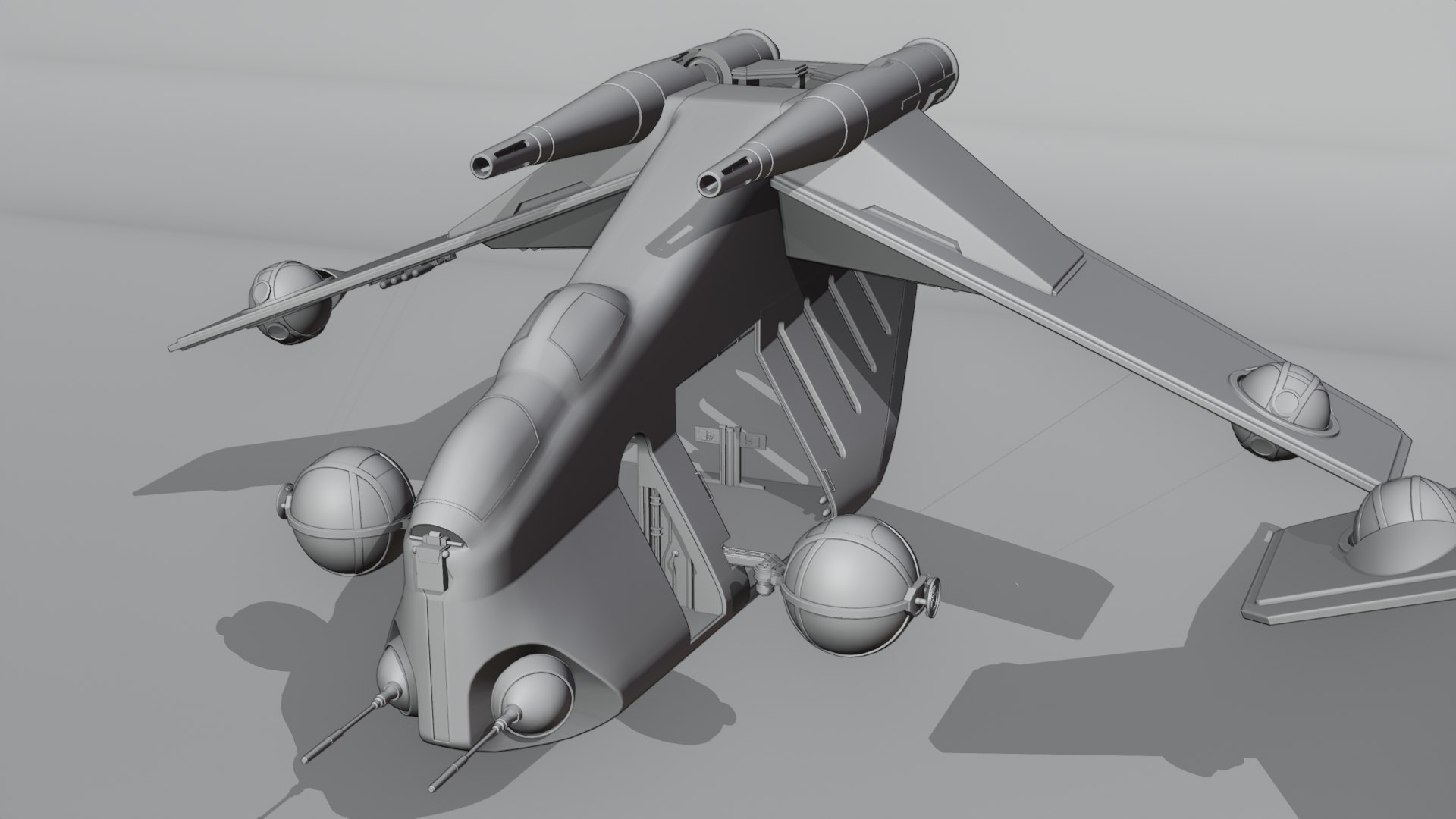 3D Star Wars - LAAT Low-poly 3D Model - TurboSquid 2135828