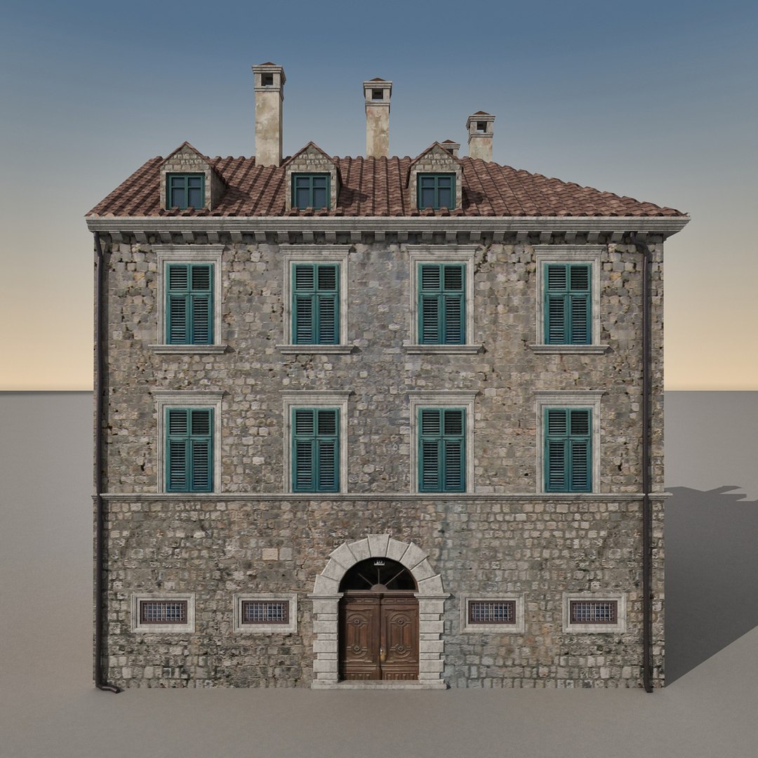 3d model building italian