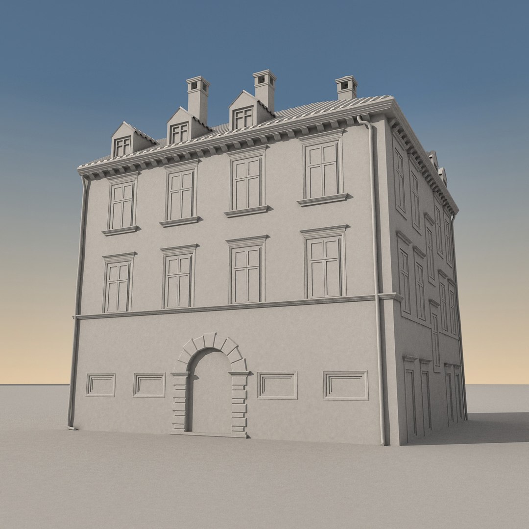 3d model building italian