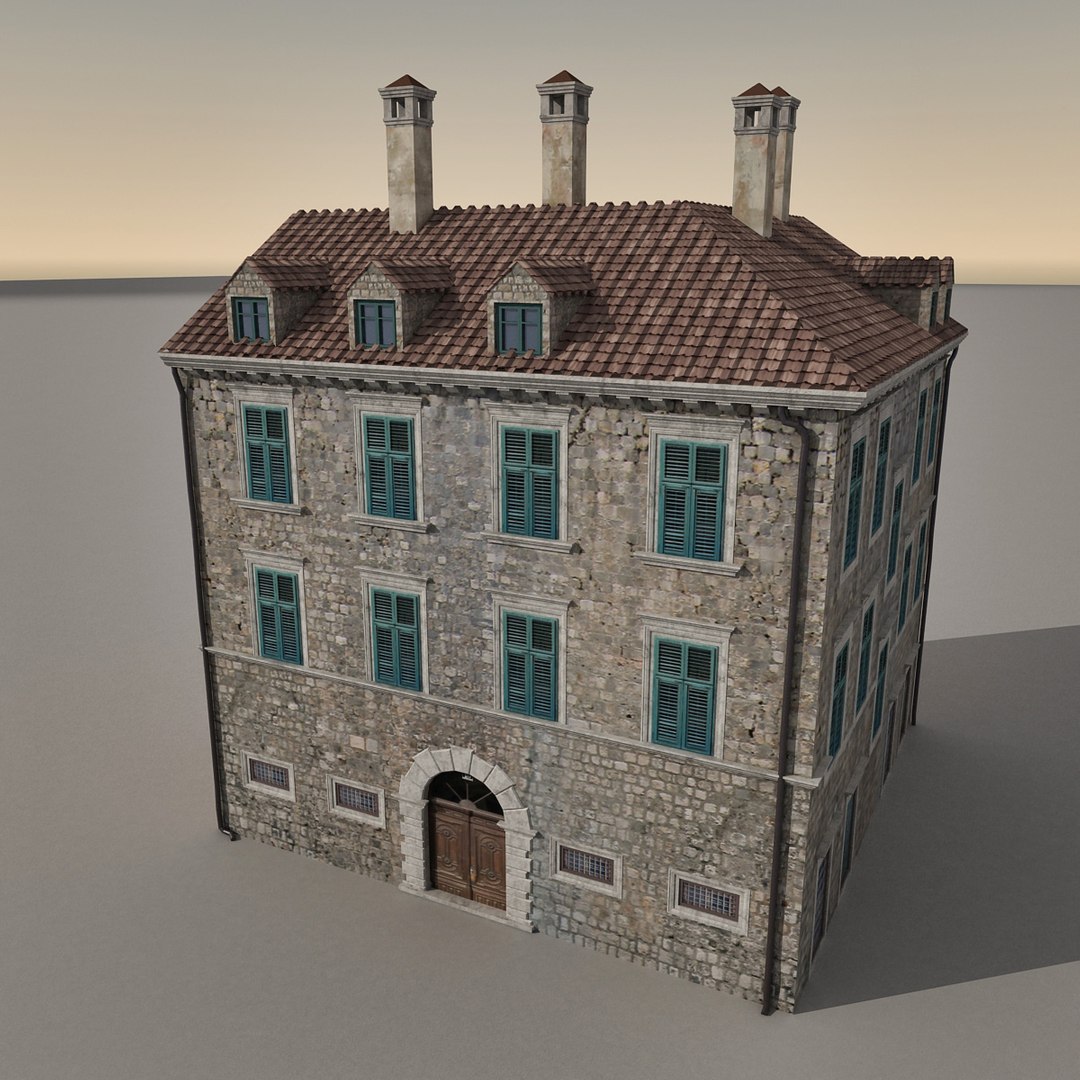 3d model building italian