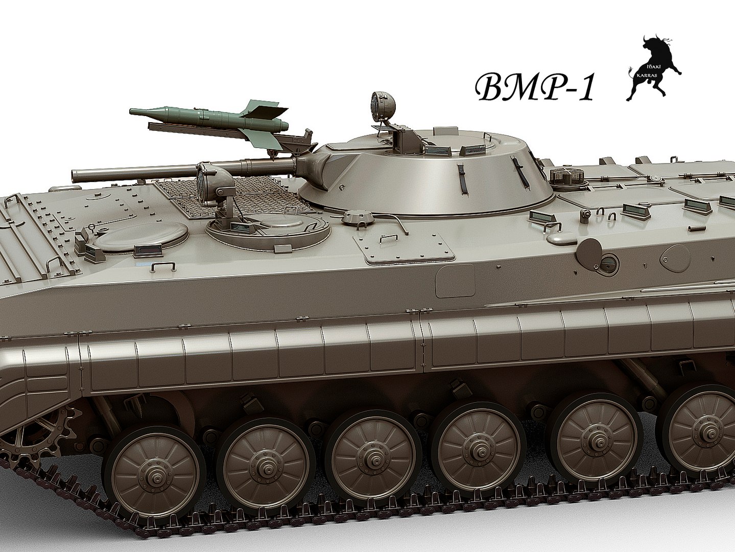 3ds max bmp-1 infantry