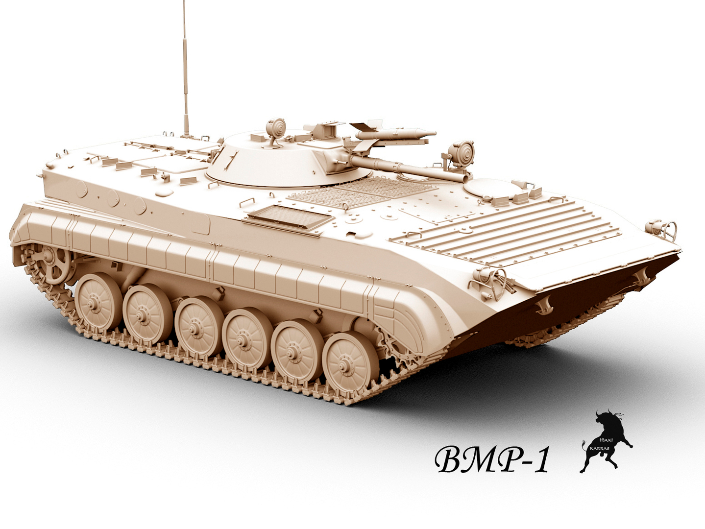 3ds max bmp-1 infantry