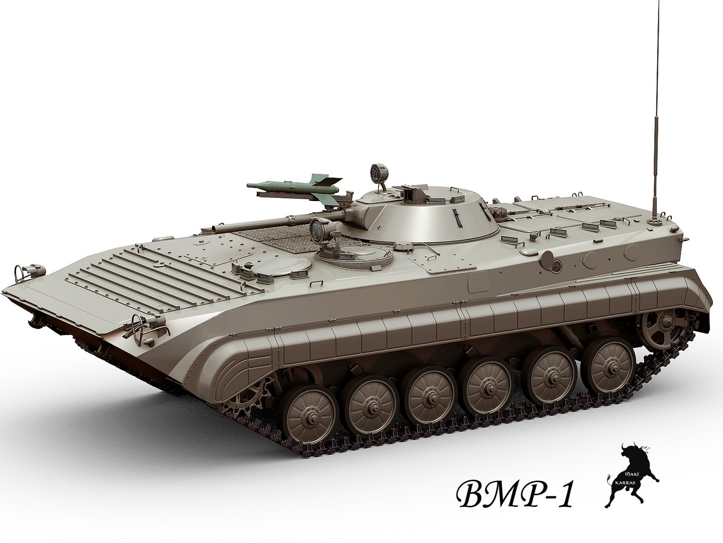 3ds max bmp-1 infantry