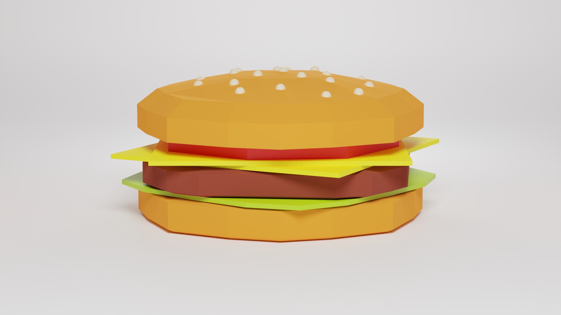 Fast Food Low Poly Model - TurboSquid 1991291