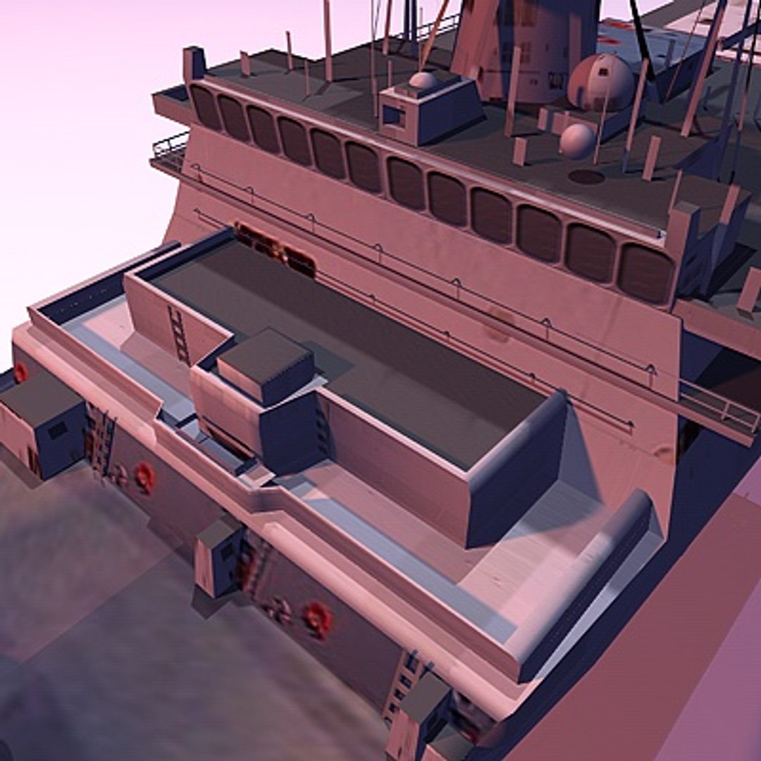 Navy Landing Platform 3d Model