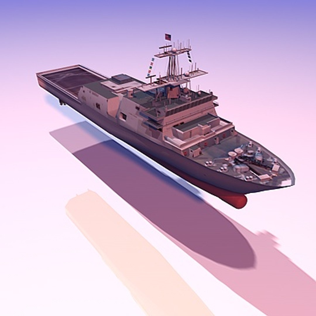 Navy Landing Platform 3d Model