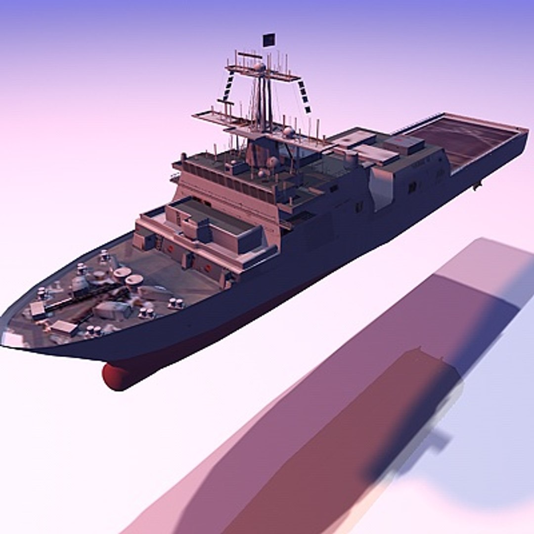 Navy Landing Platform 3d Model
