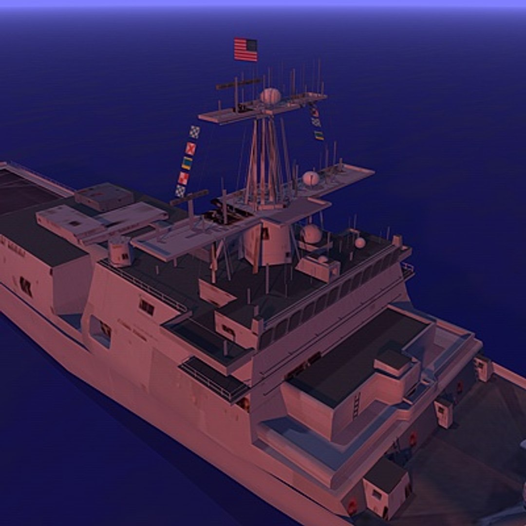 Navy Landing Platform 3d Model