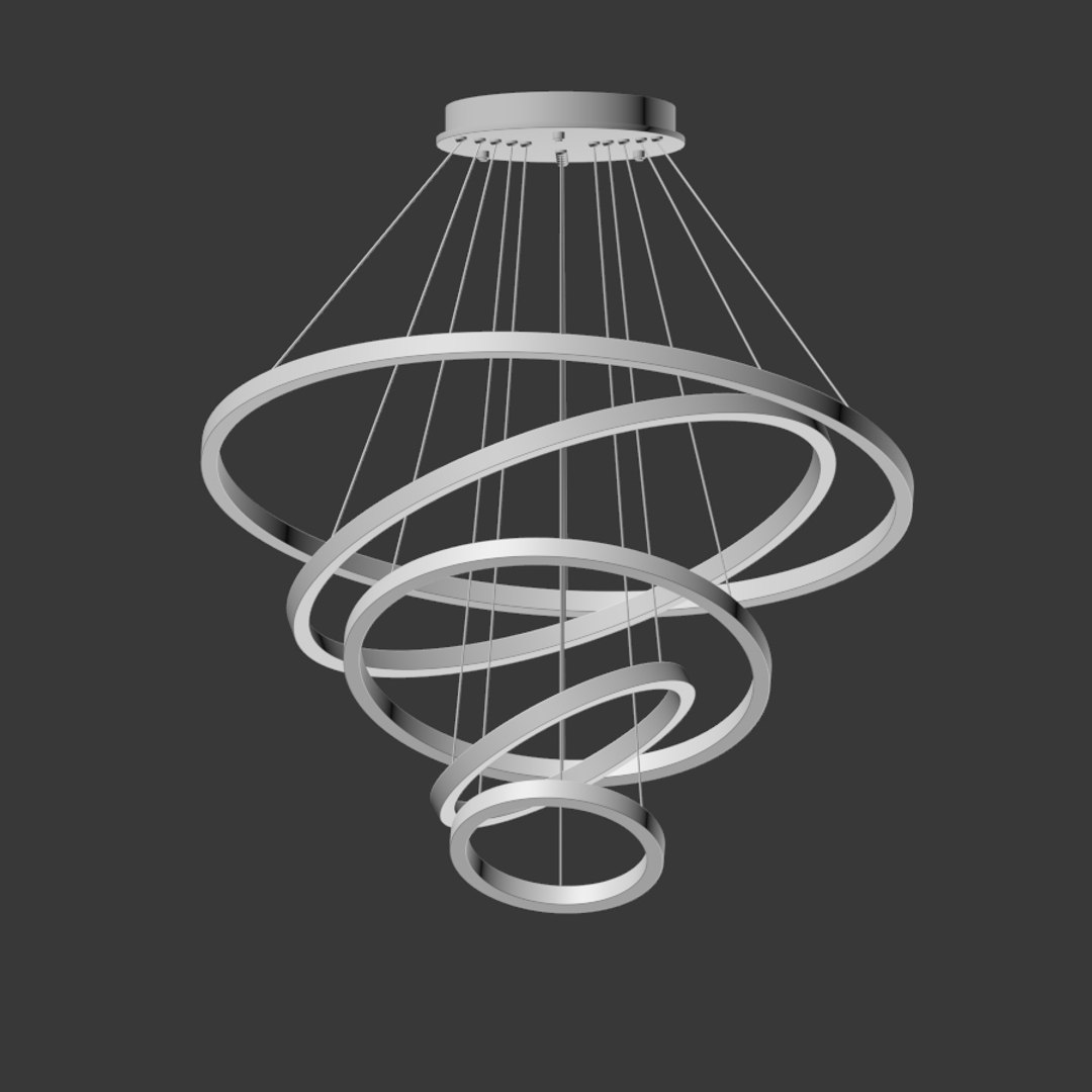 Multi light ring led 3D - TurboSquid 1608788