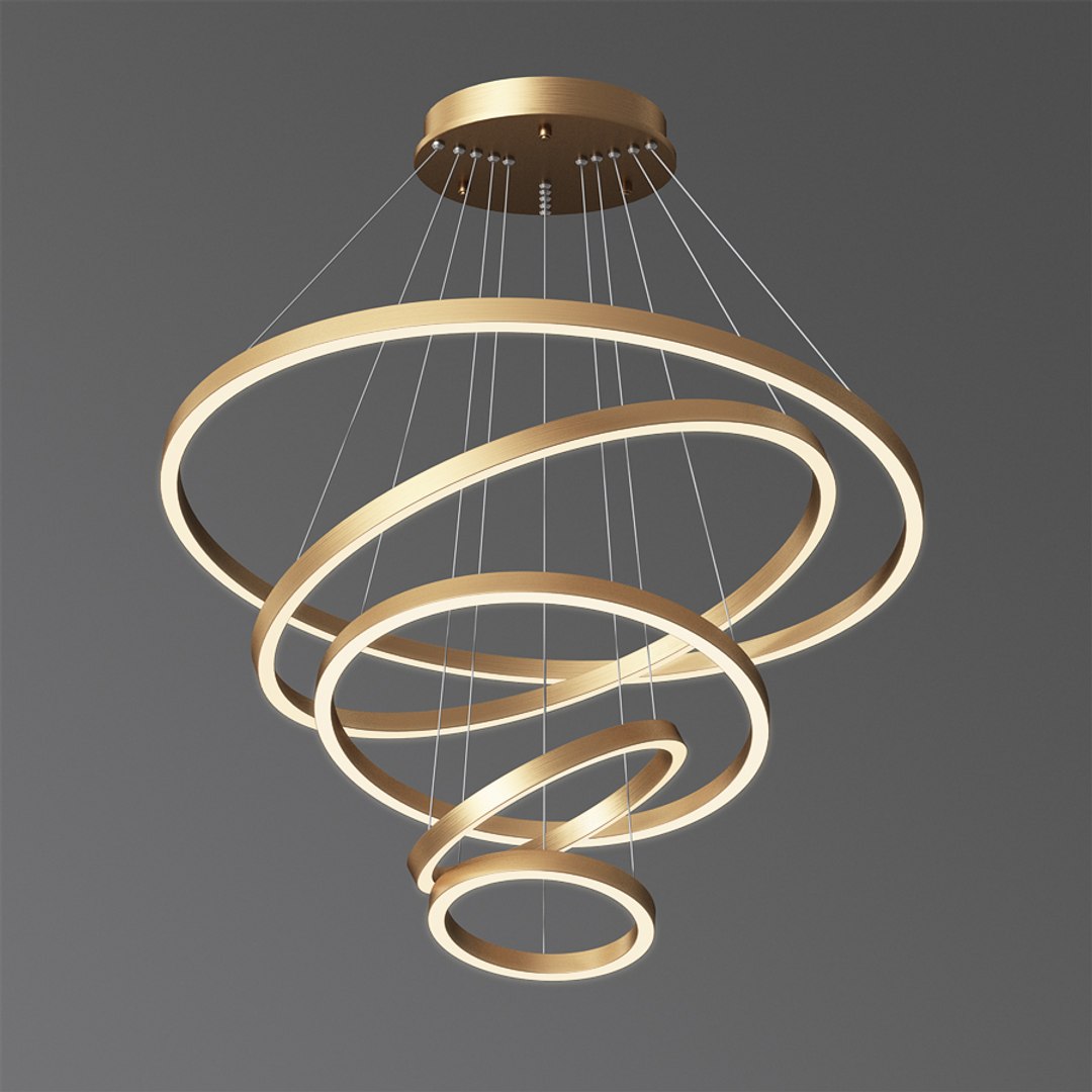 Multi light ring led 3D - TurboSquid 1608788