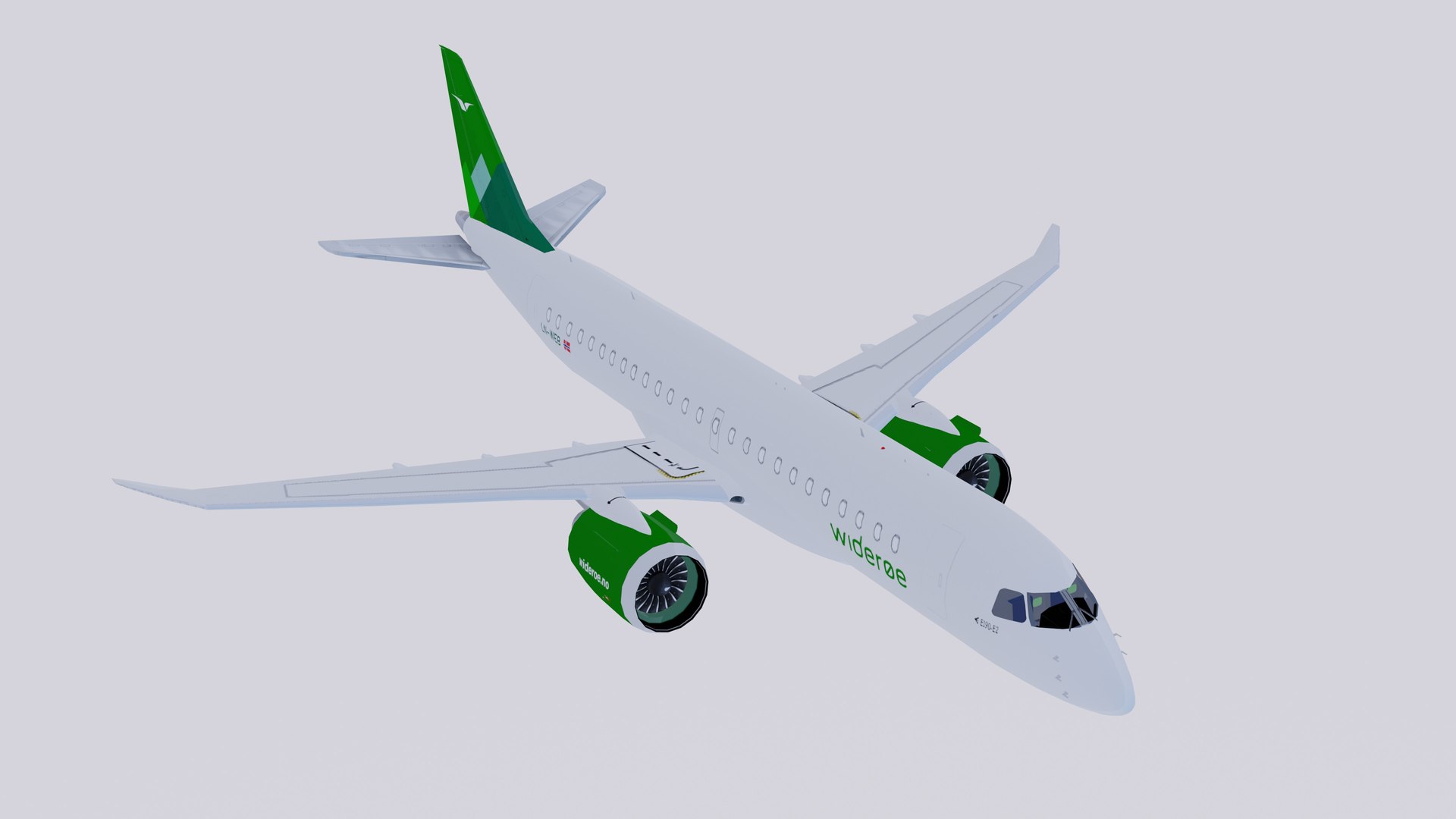 Embraer E-190 3D - TurboSquid 1574563