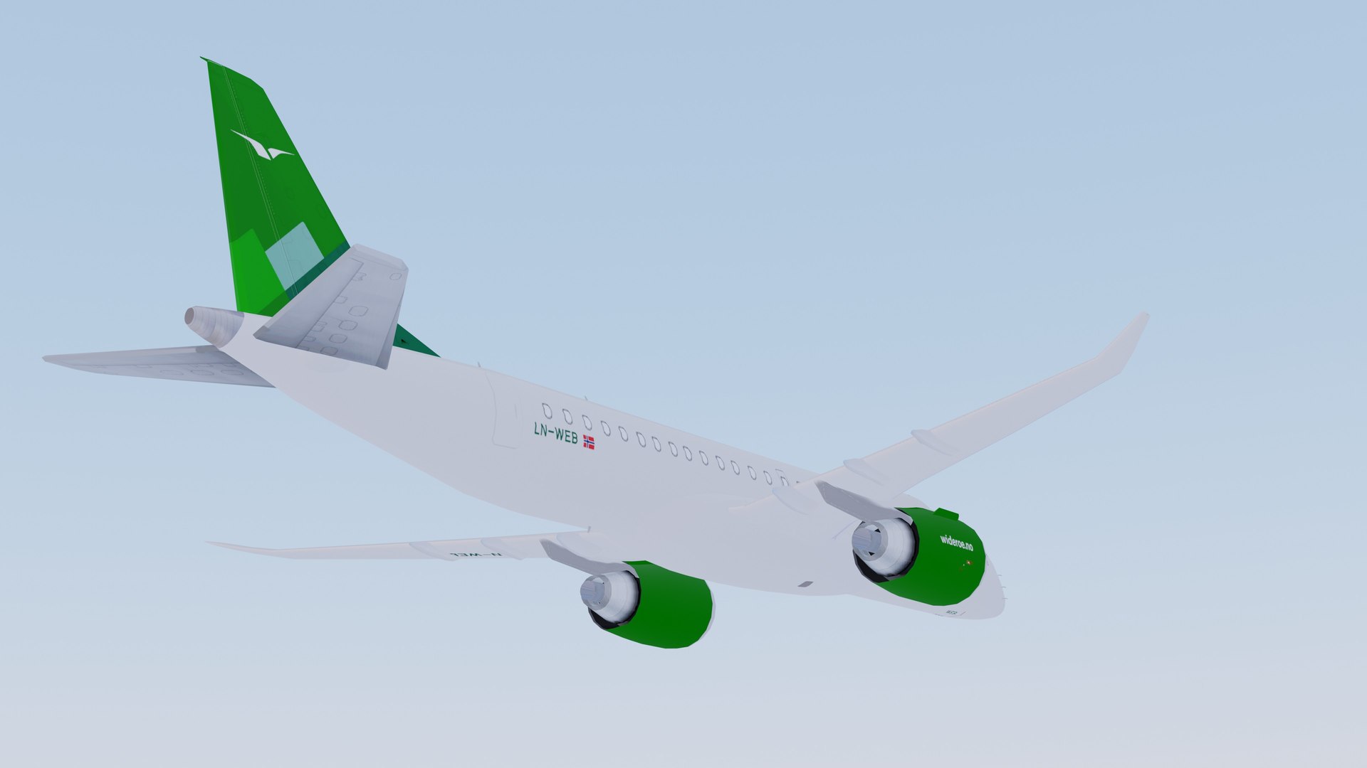 Embraer E-190 3D - TurboSquid 1574563