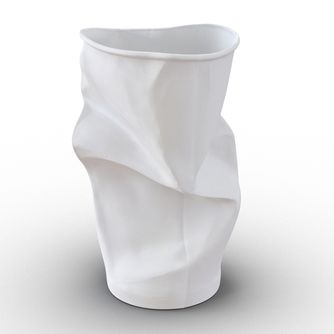 Crumpled Drink Cup 2 C4d