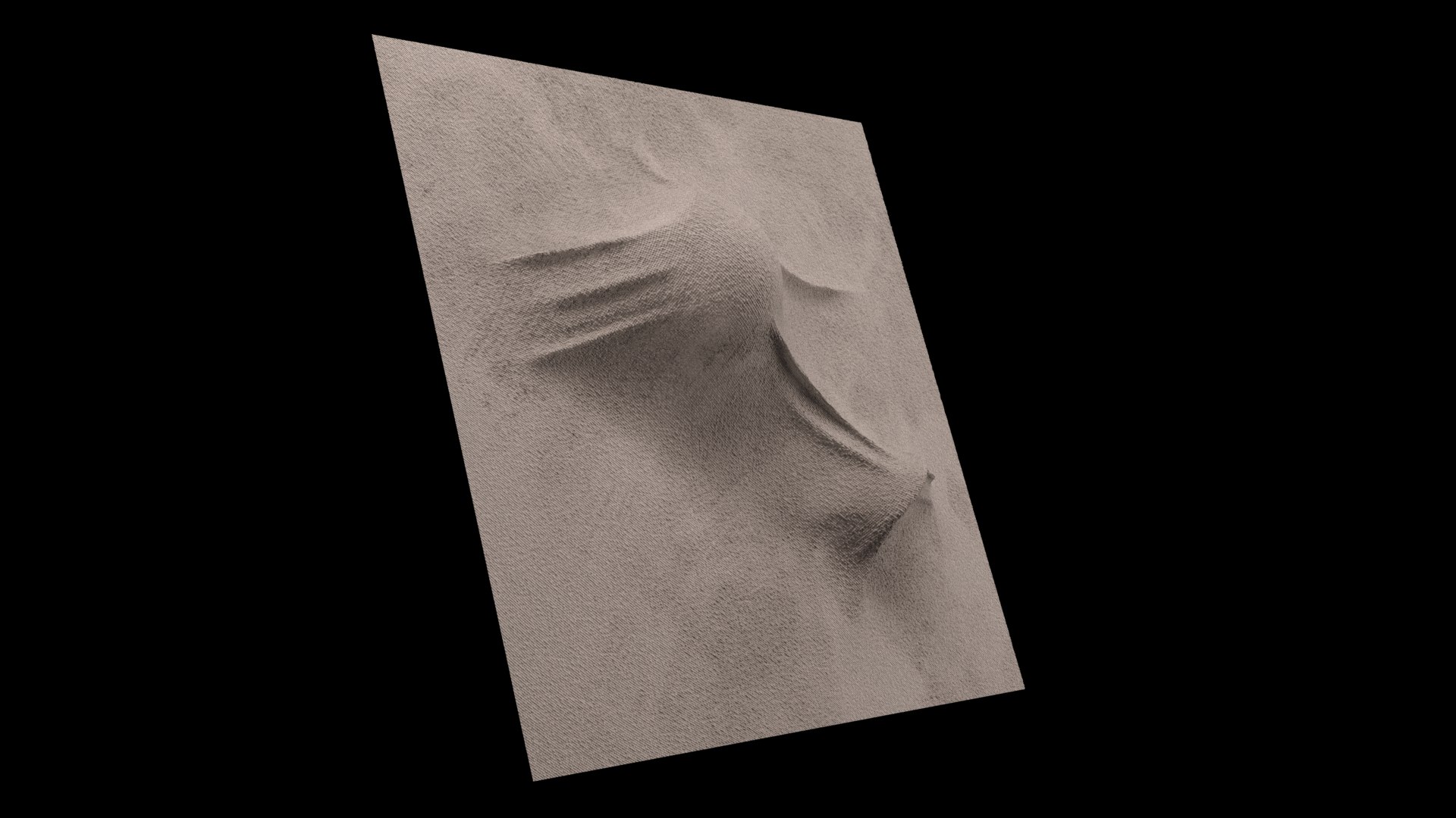 3D Model Drinkware Pressing Through Fabric SET And Alpha Displace ...