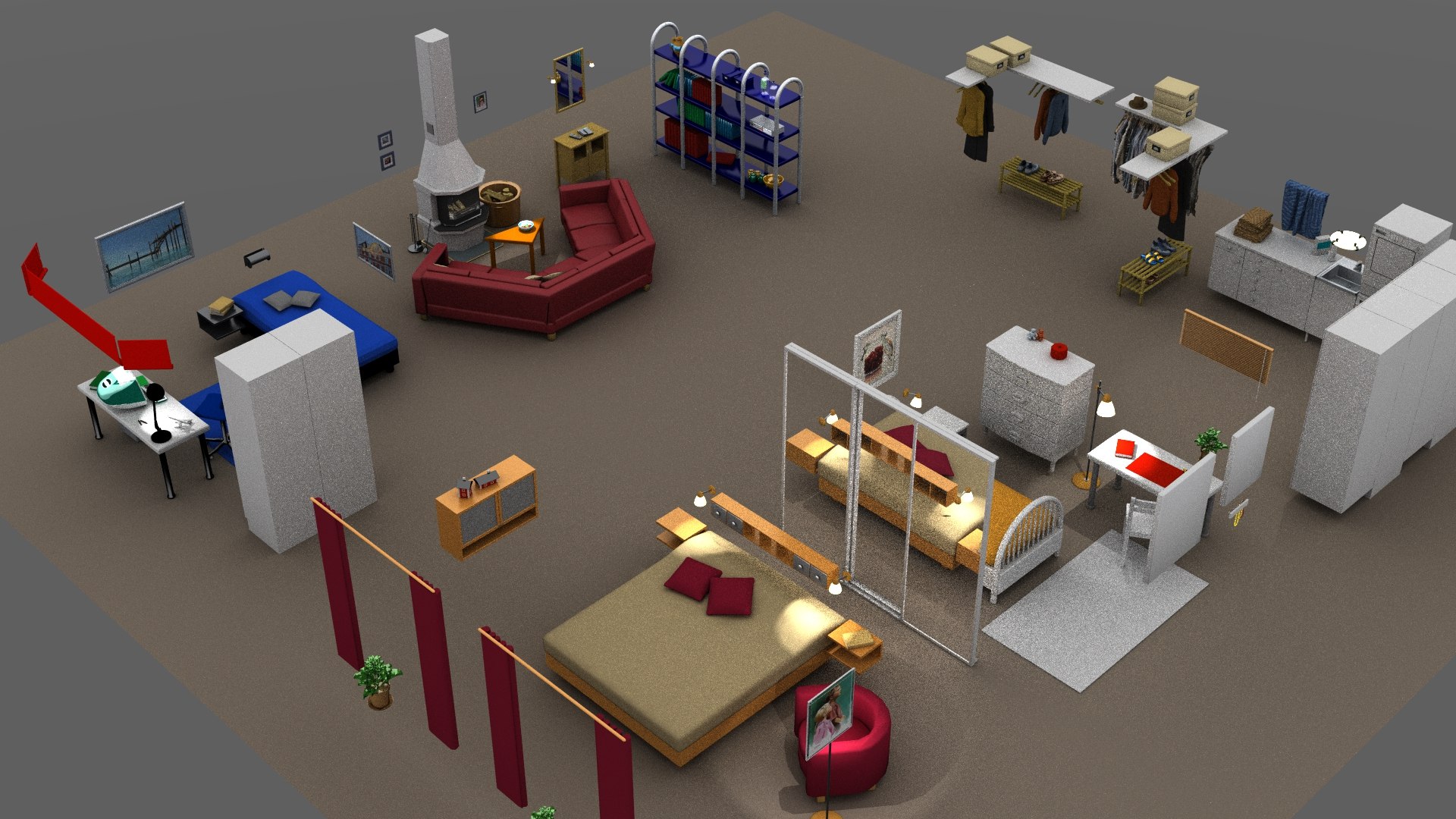 3D Inventory And Furnitures Model - TurboSquid 2031205