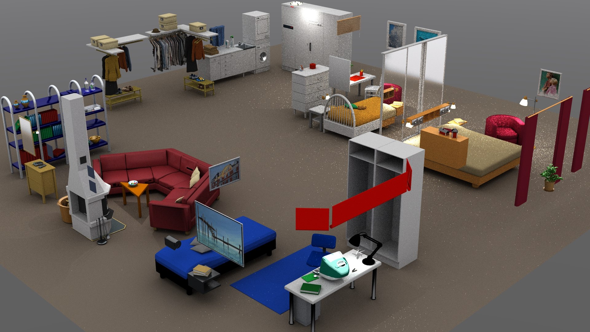 3D Inventory And Furnitures Model - TurboSquid 2031205