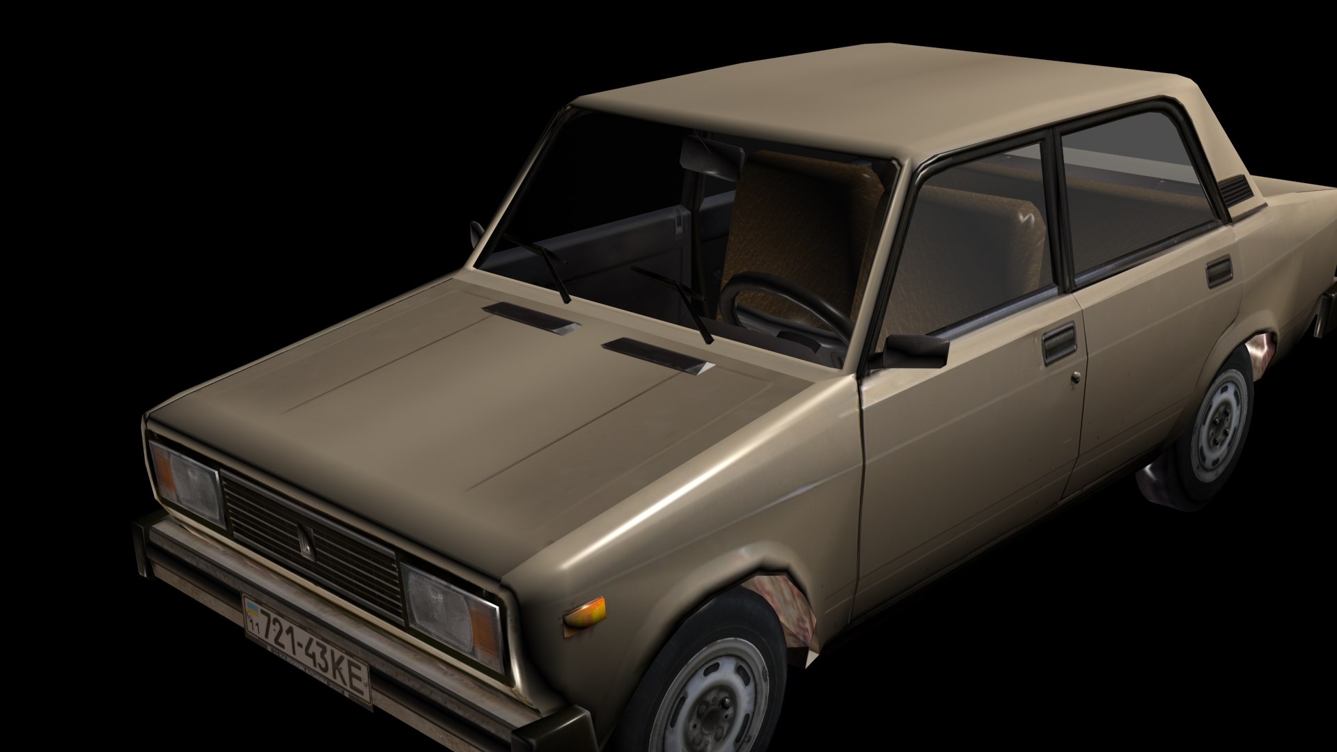 3d car vaz 2105