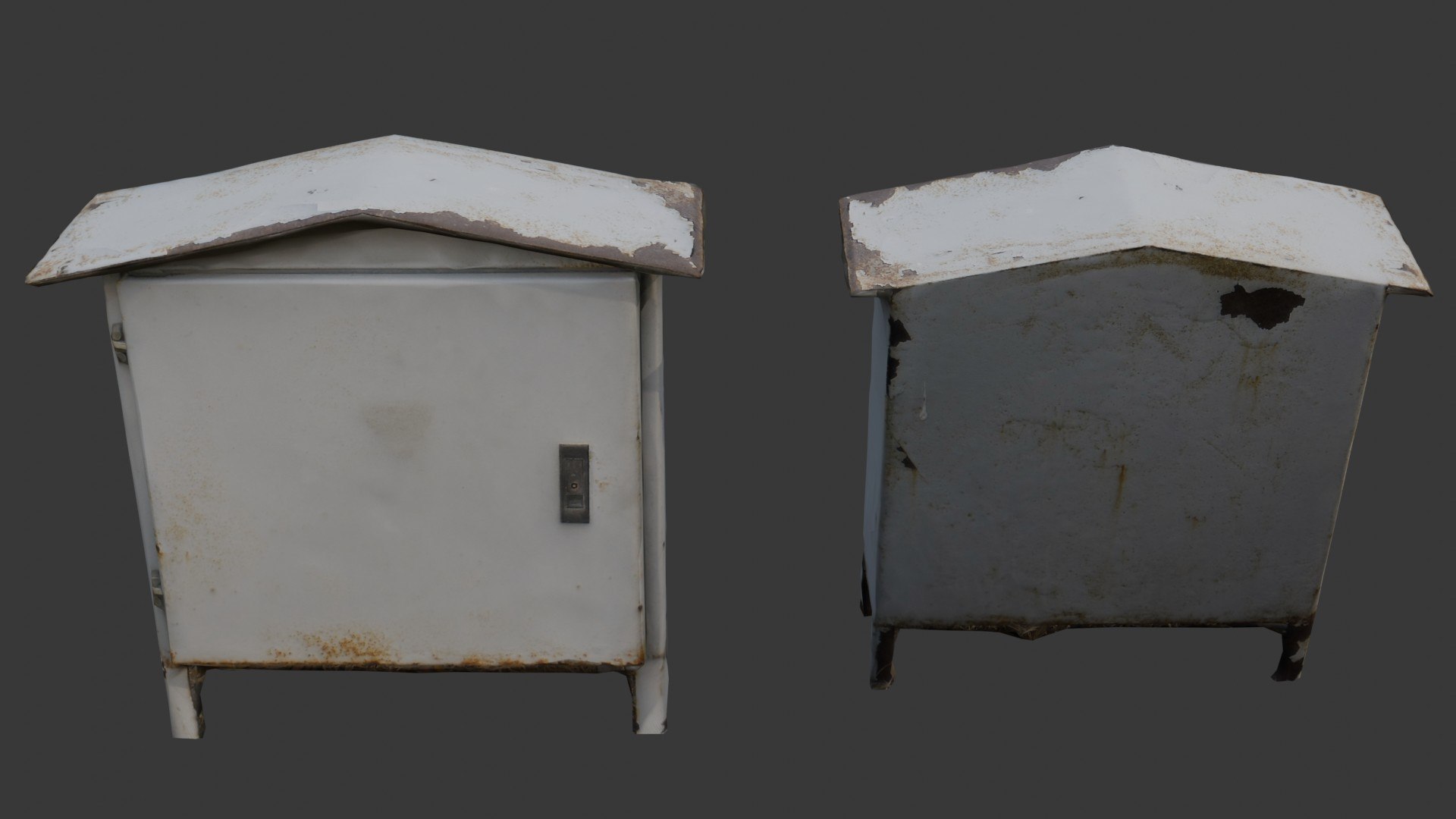 Rusty Outdoor Electrical Box 3D Model - TurboSquid 2408906