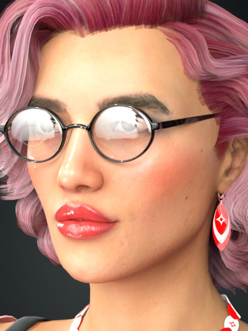 3D Realistic Rigged Hot And Sexy Girl-Sophie Character 3D Model Model ...