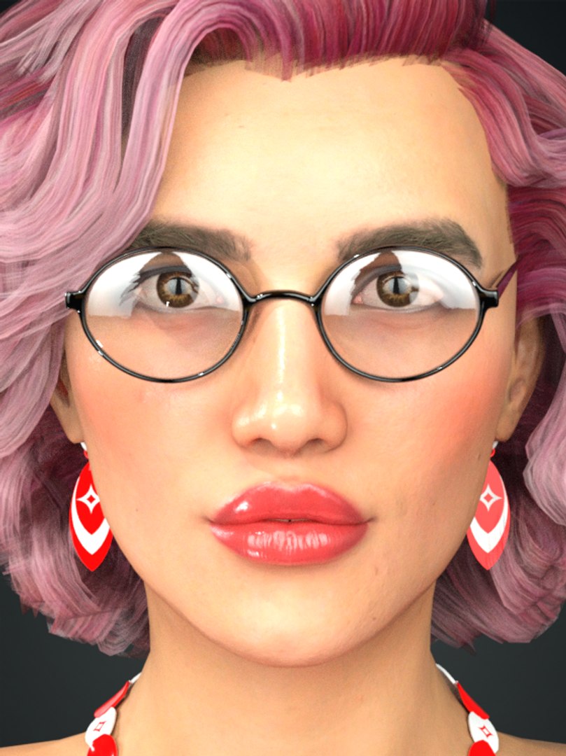 3D Realistic Rigged Hot And Sexy Girl-Sophie Character 3D Model Model ...