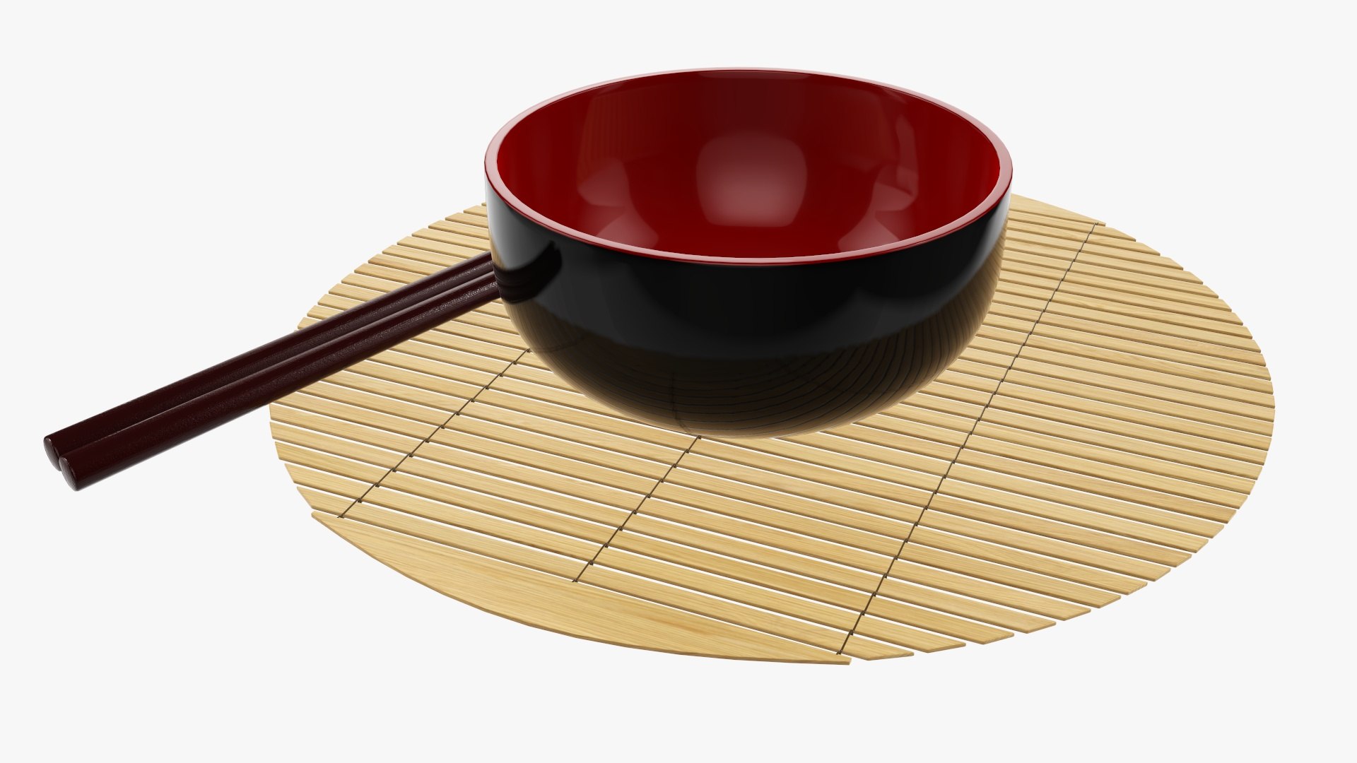 3D Model Bowl Stick Chopstick - TurboSquid 1585457