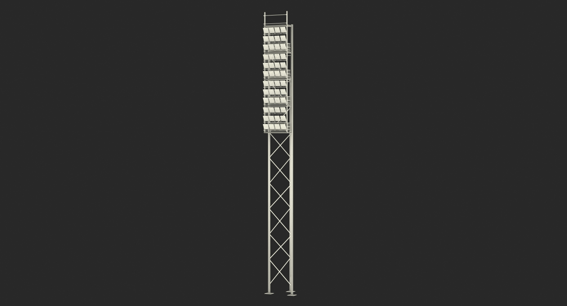 3D Stadium Lighting Poles Model - TurboSquid 1369371