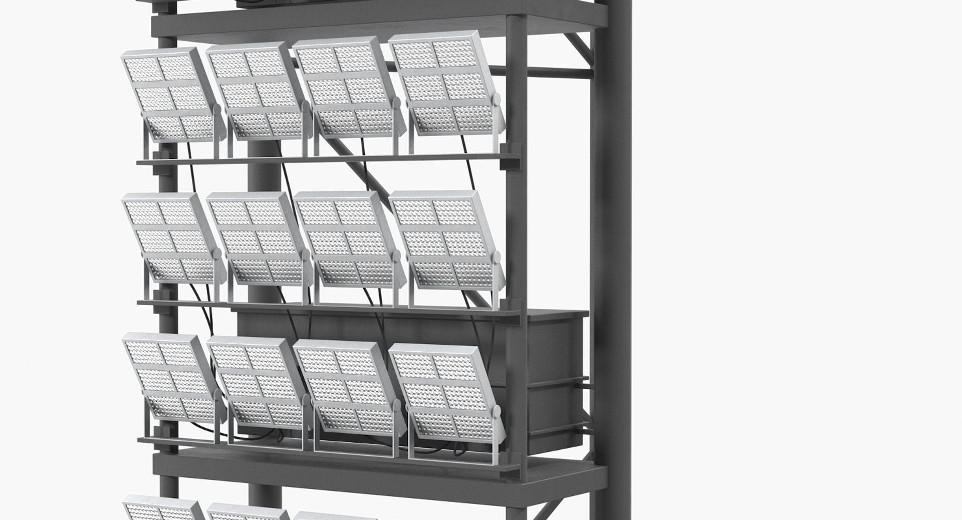 3D Stadium Lighting Poles Model - TurboSquid 1369371