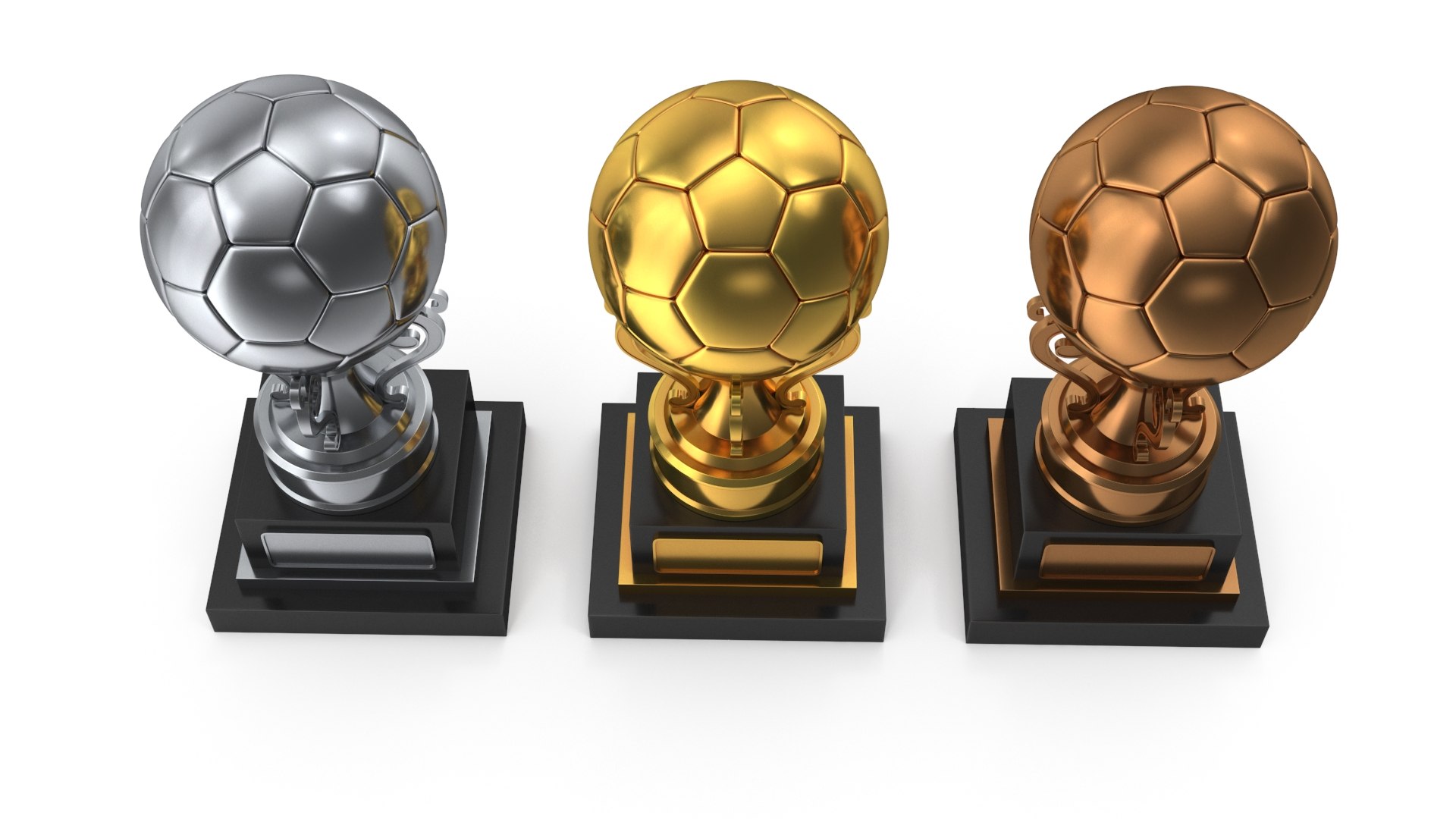 Trophy Balls 3D Model - TurboSquid 2408962