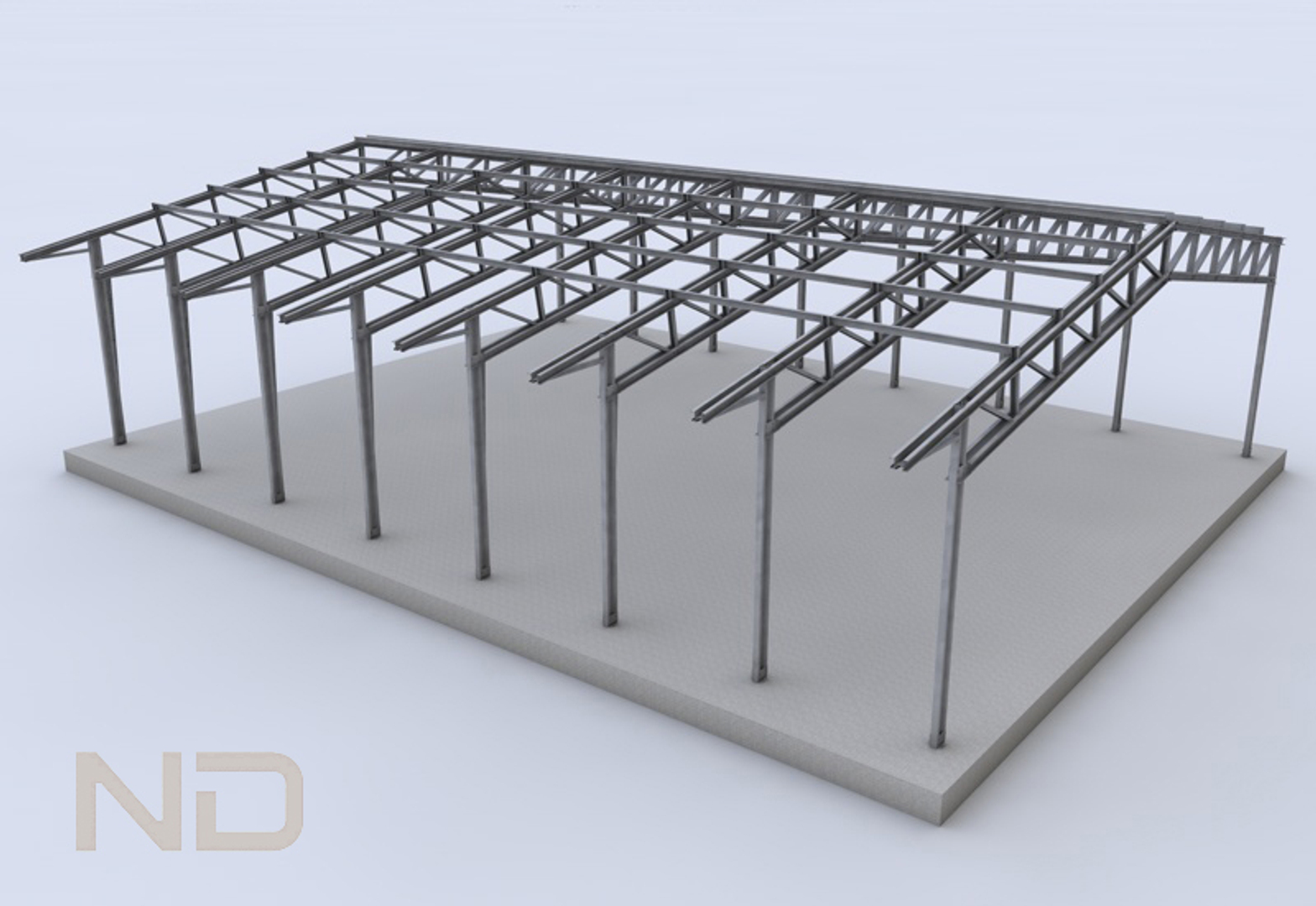 building steel 3d 3ds