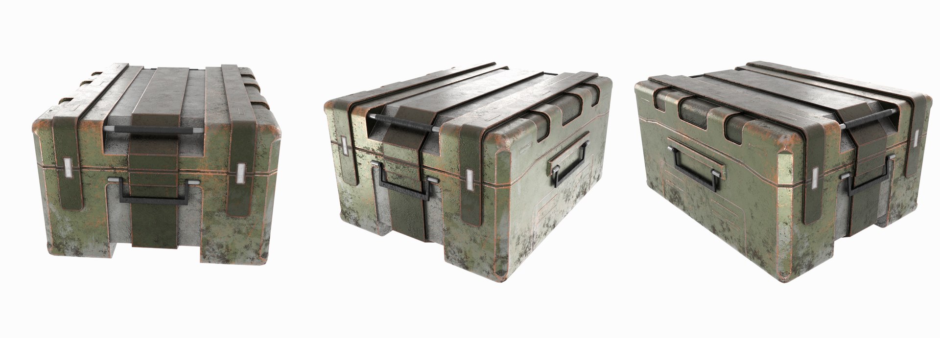 Sci-fi Military Crate 3D model - TurboSquid 2009577