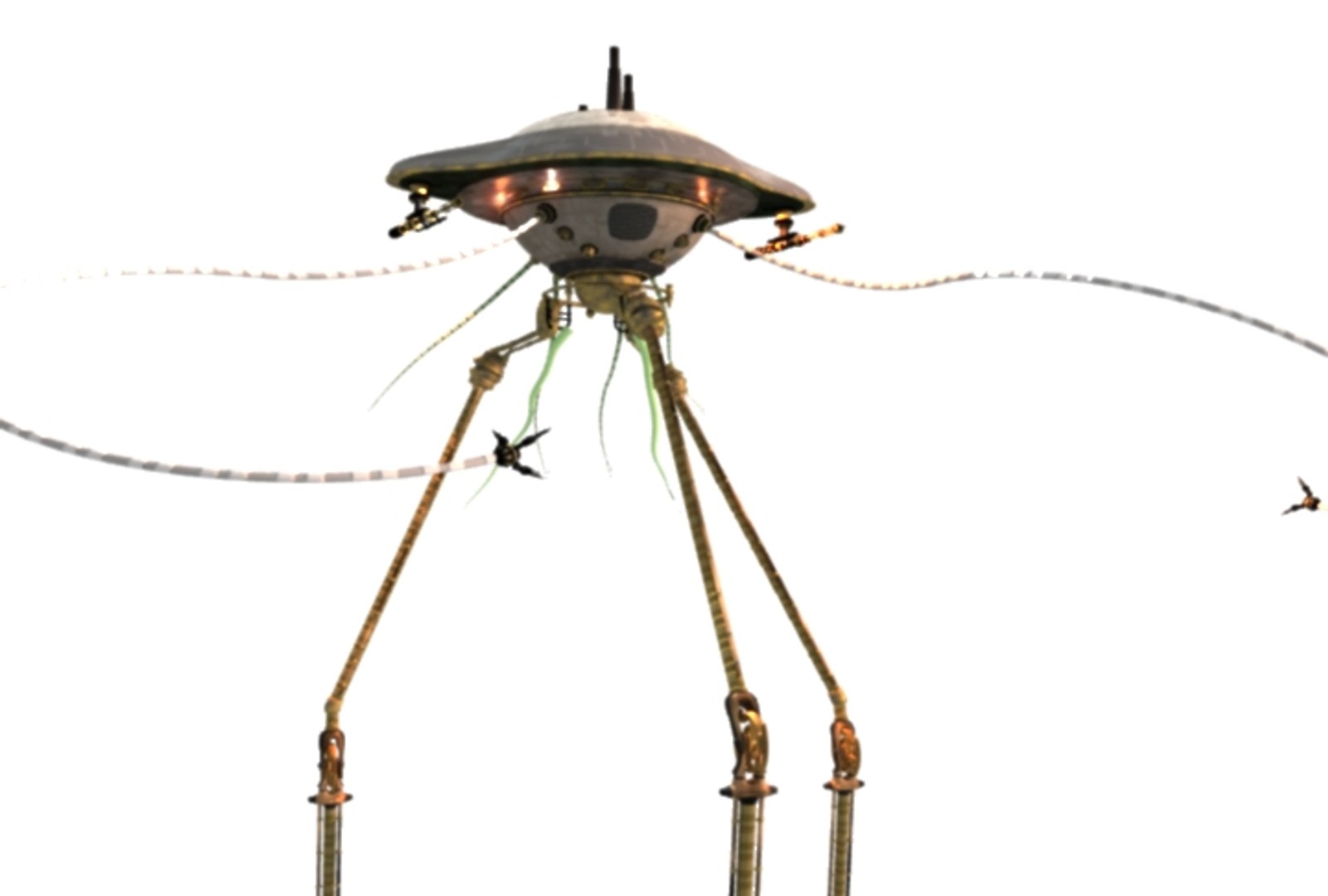 1950s Martian Machine 3d Model
