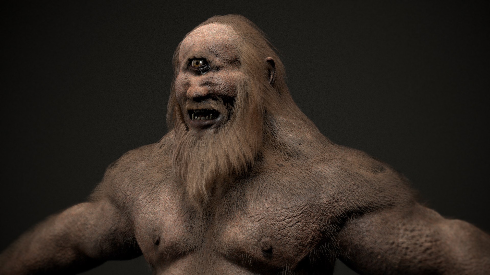 3D Cyclops Monster - TurboSquid 2281281