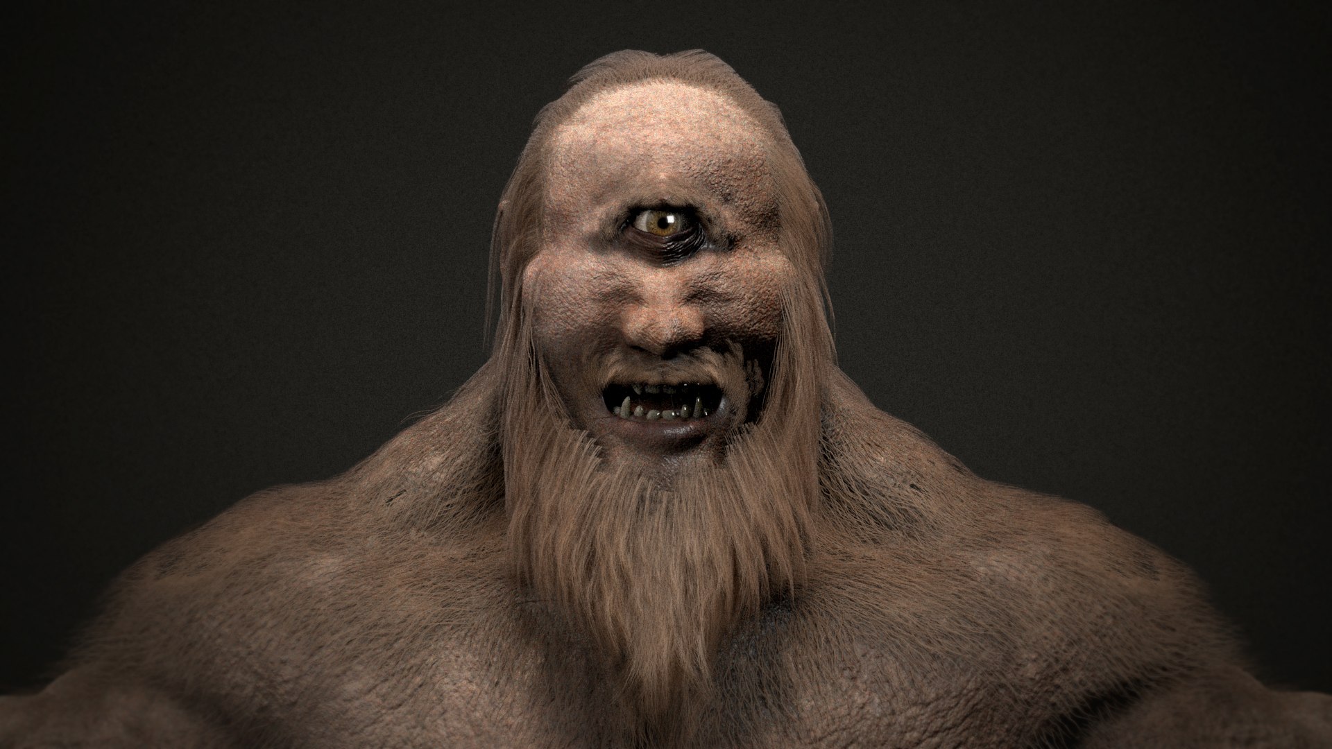3D Cyclops Monster - TurboSquid 2281281