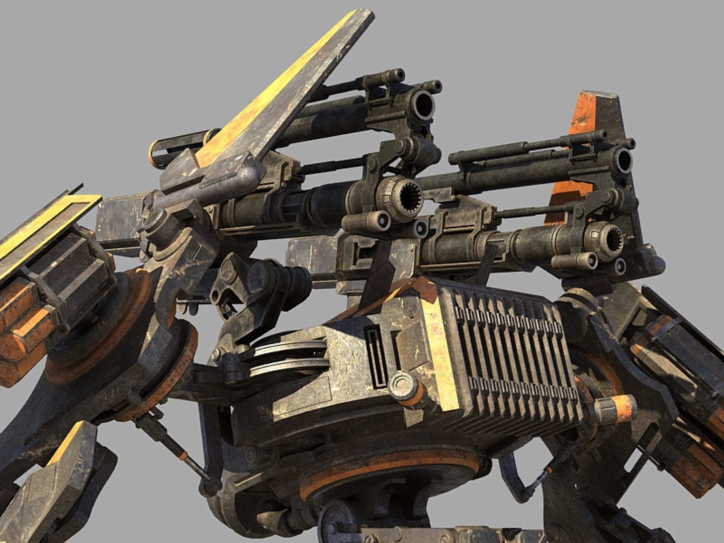 3d Robot Mech Droid Model