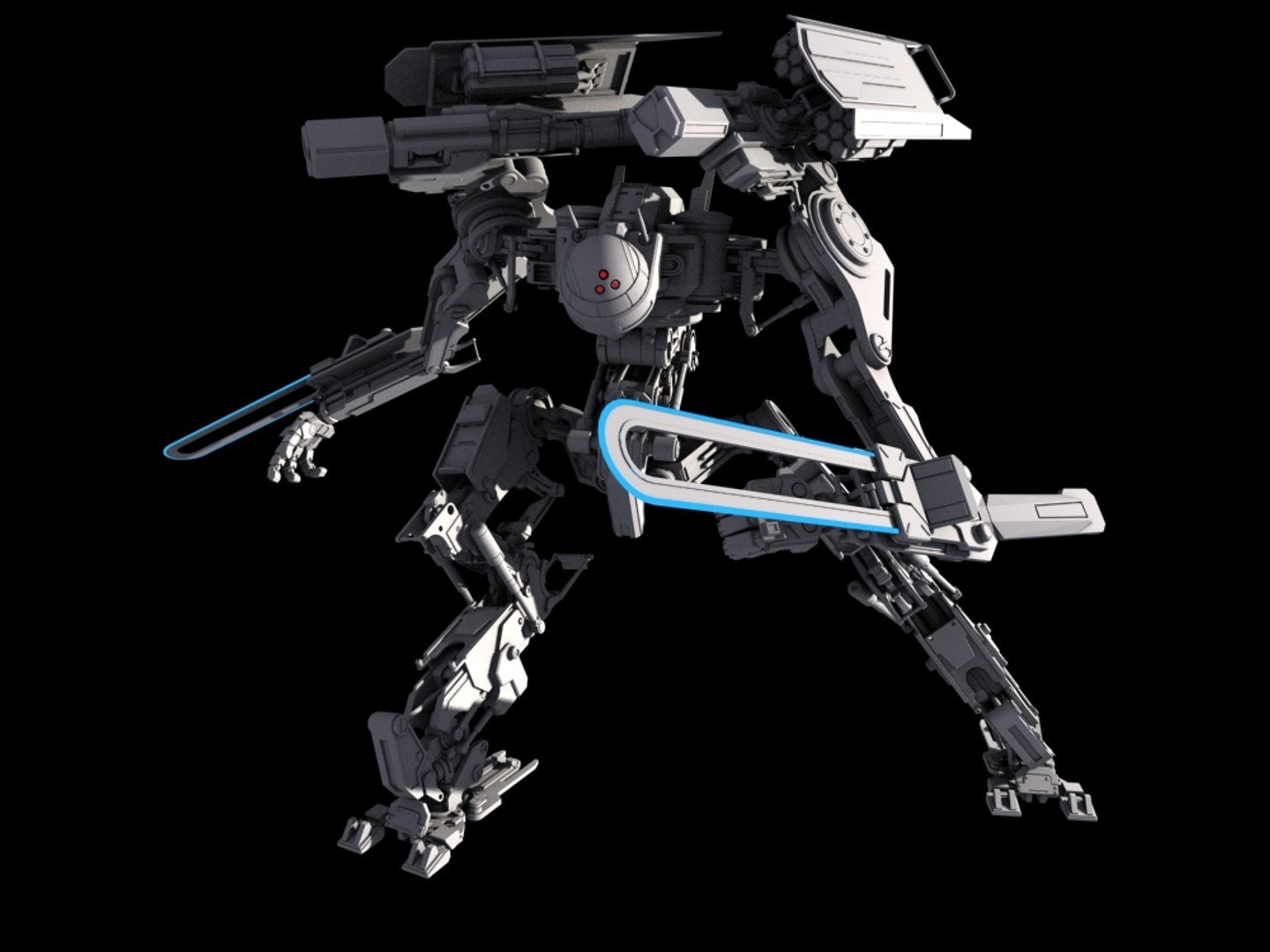 3d Robot Mech Droid Model