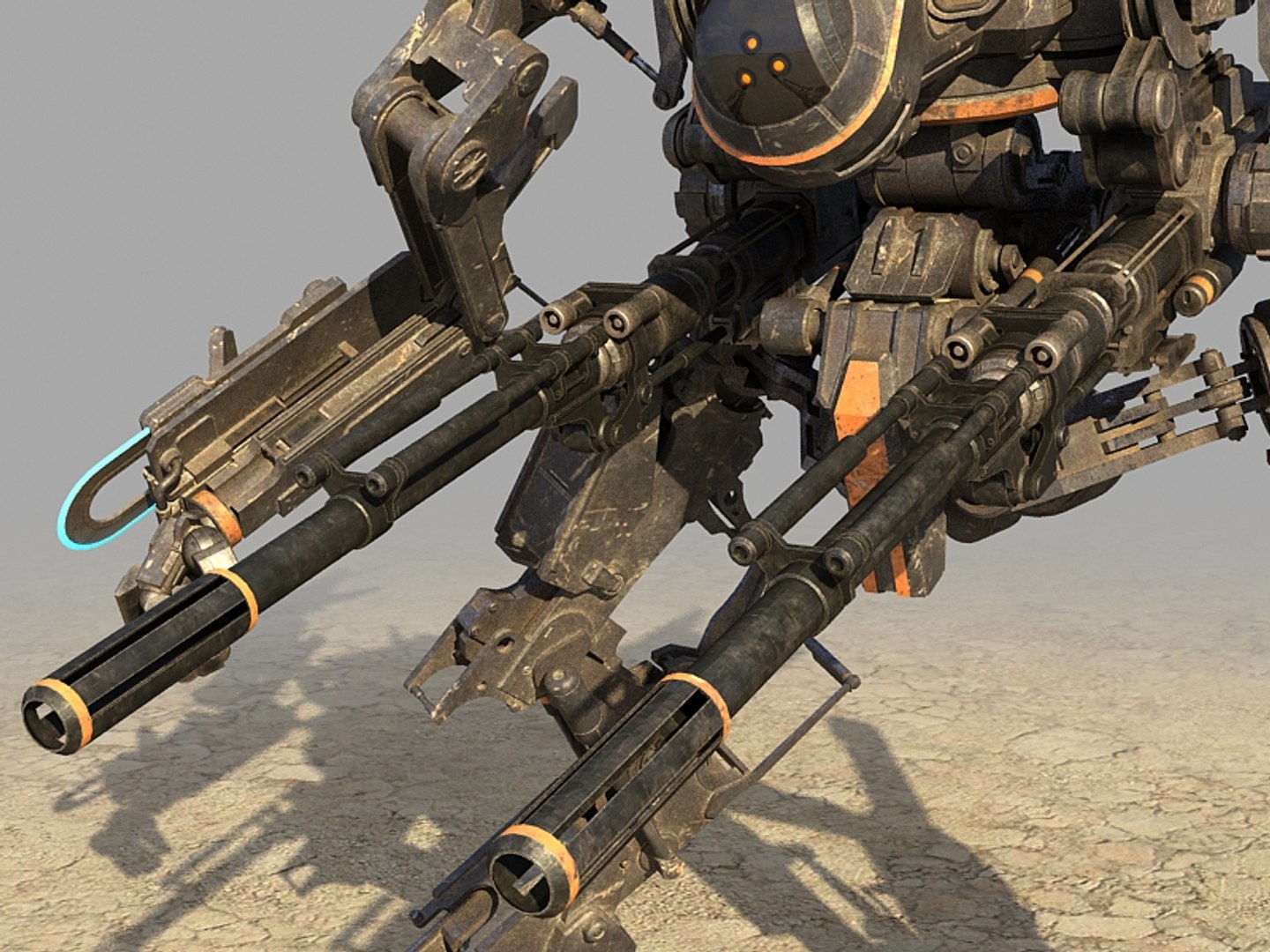 3d Robot Mech Droid Model