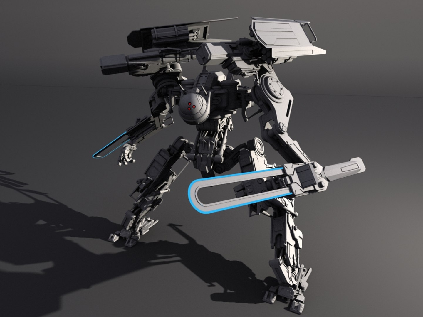 3d Robot Mech Droid Model