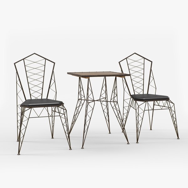 zuo modern contemporary heavy metal 3d model