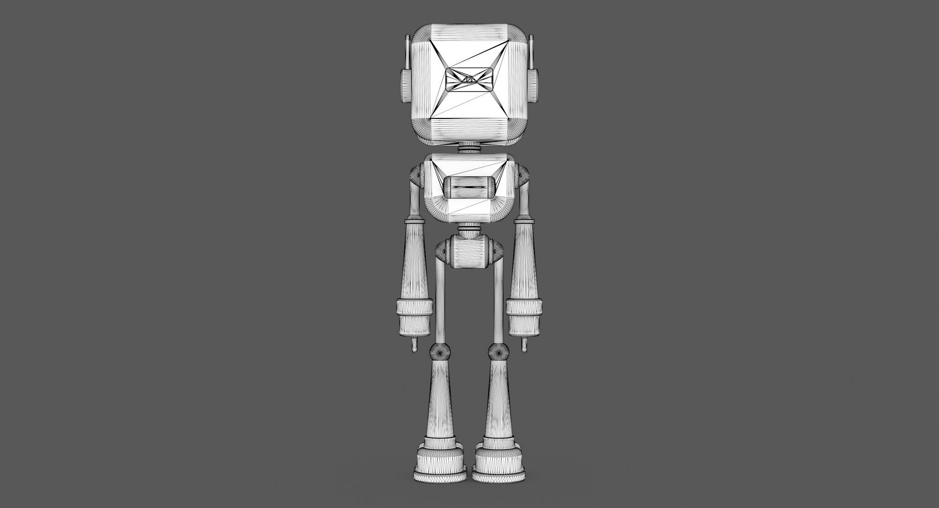 Robot 03 White 3D Model - TurboSquid 2044448