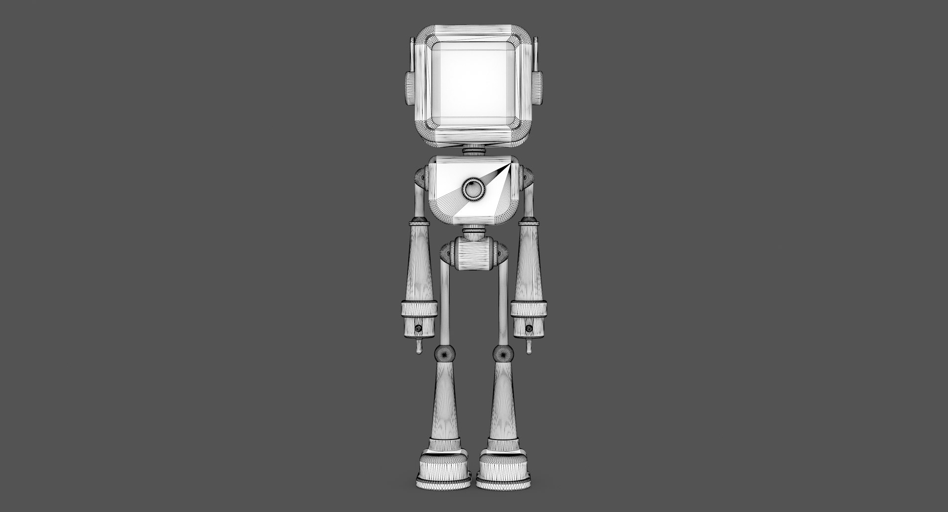 Robot 03 White 3D Model - TurboSquid 2044448