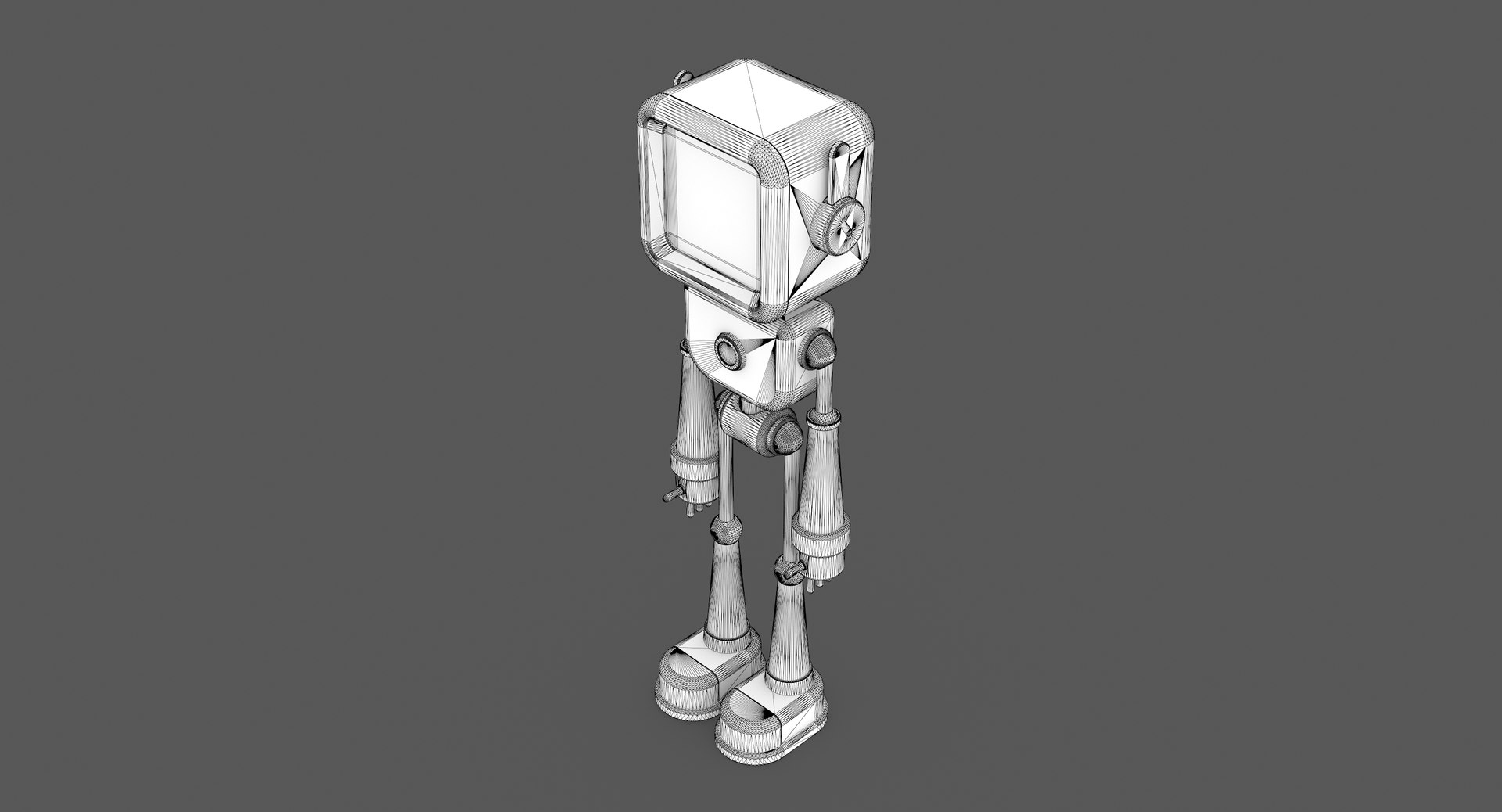 Robot 03 White 3D Model - TurboSquid 2044448